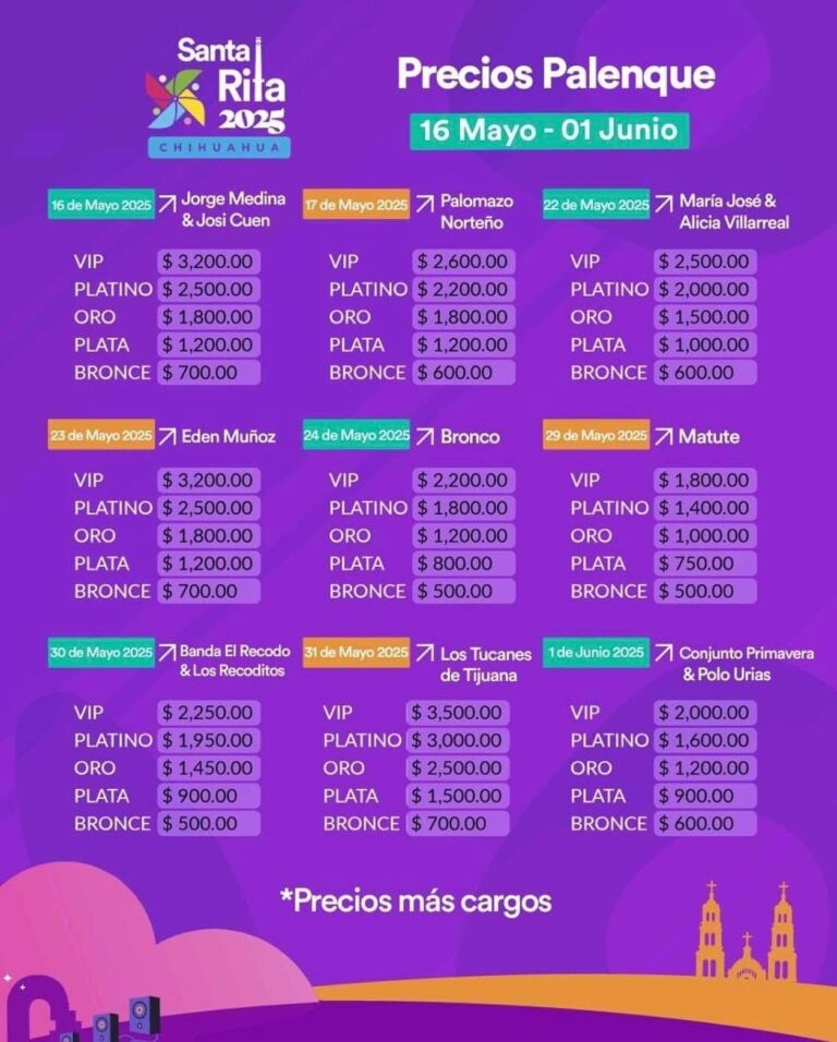 Palenque Feria Santa Rita 2025 - Feria de Santa Rita 2026