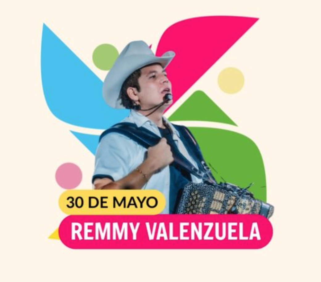 Remmy Valenzuela en el Palenque de la Feria Santa Rita 2026 - Feria de ...
